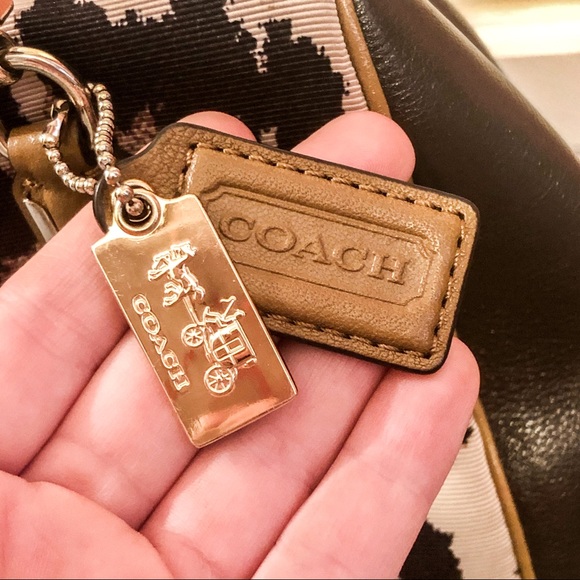 Coach | Bags | Coach Cheetah Print Silk Lining Handbag | Poshmark